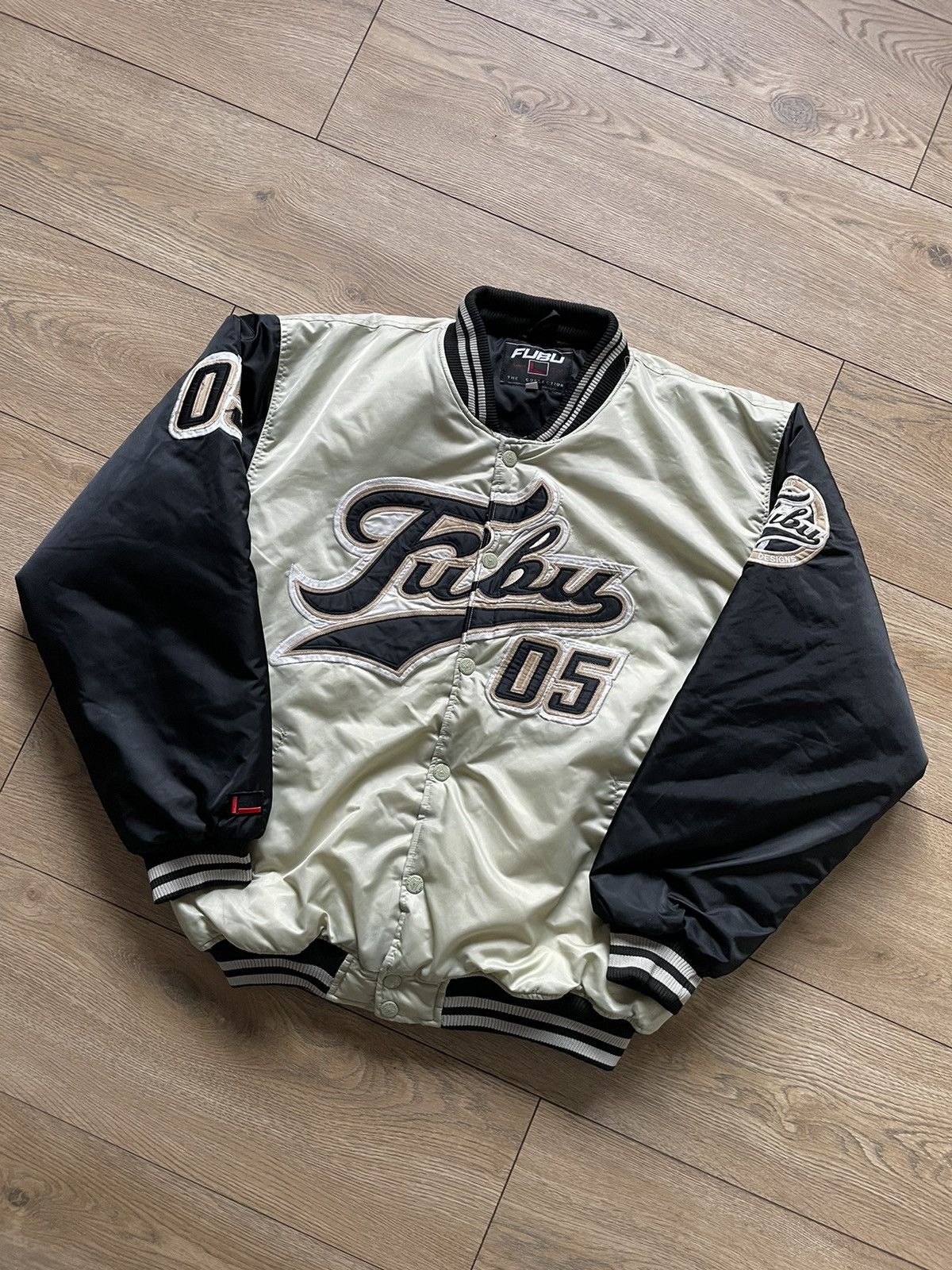 Fubu × Streetwear × Vintage Rare 90s Vintage Fubu Collection Satin Bomber Rap hip-hop | Grailed