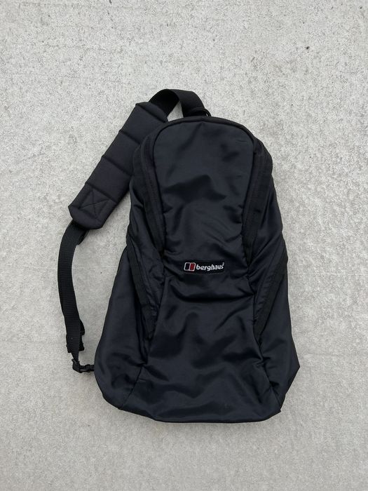 Vintage Berghaus Sling Bag Crossbody Backpack Black Gorpcore Outdoor ...