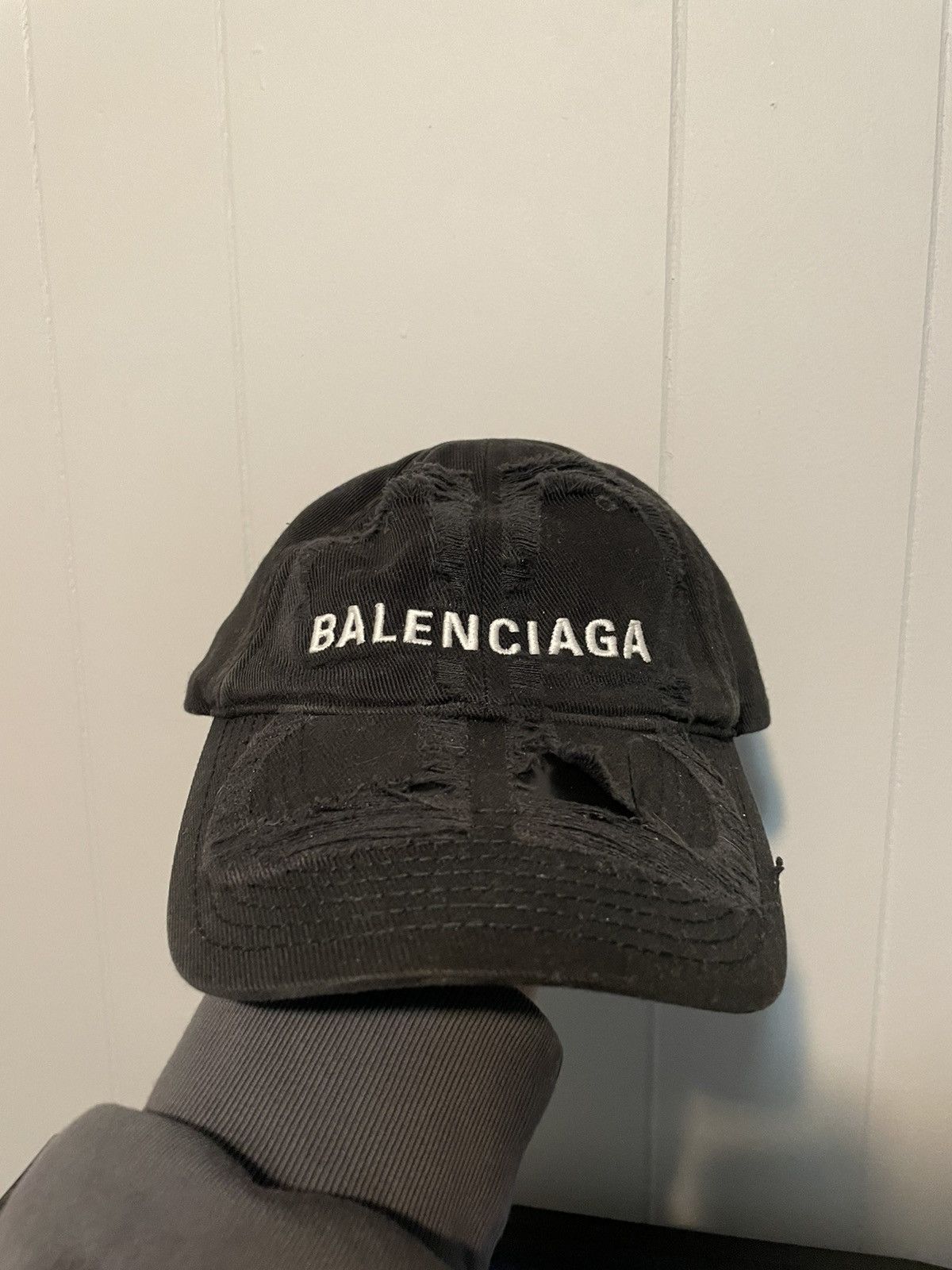 Balenciaga Balenciaga distressed hat | Grailed