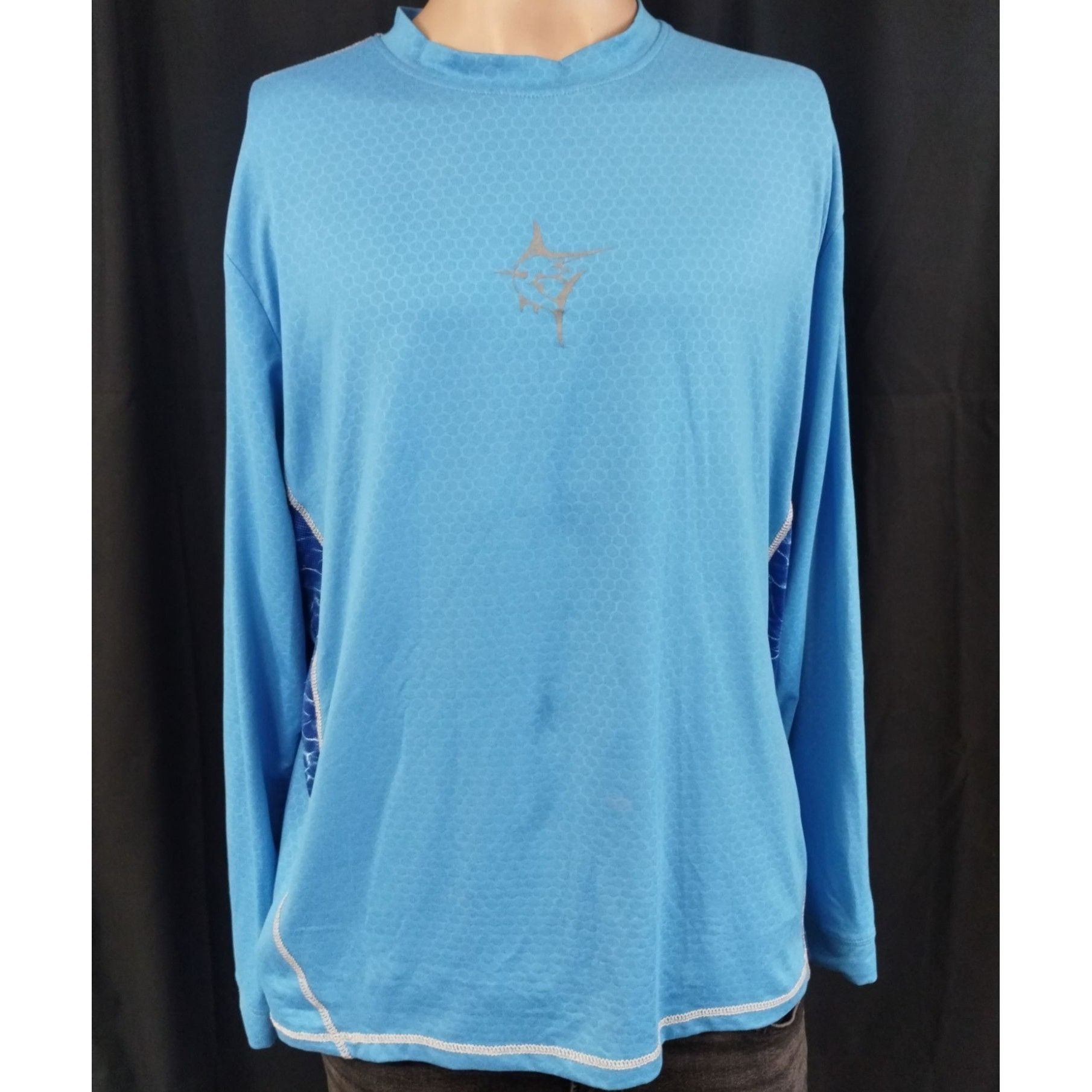 Other White Water Men's Blue Fishing Shirt/Long Sleeve SzL SKU3349 ...