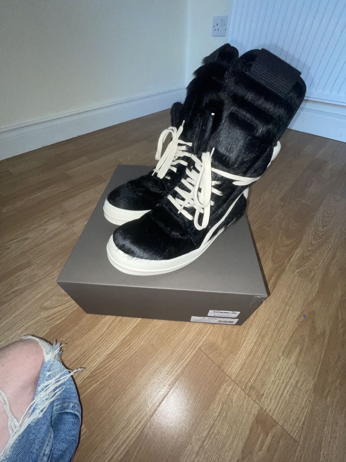 Rick Owens Rick Owens GEOBASKET Fur | Grailed