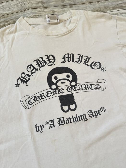 Bape Bape x Chrome Hearts Baby Milo Tee | Grailed
