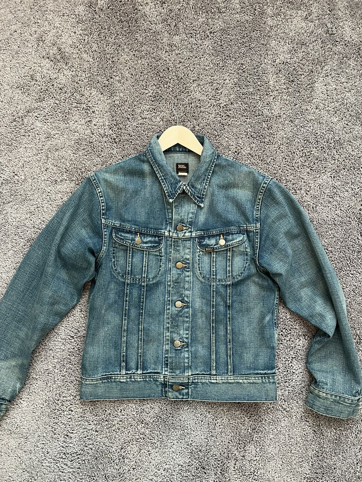RRL Ralph Lauren RRL Double RL Denim Jacket Size Medium | Grailed