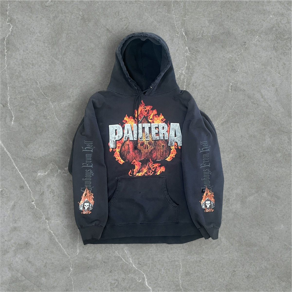 Rock Band × Very Rare × Vintage Rare Pantera Flame Hoodie | Grailed