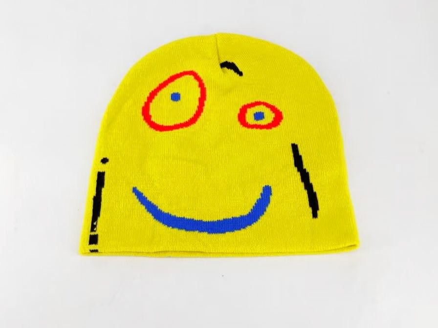 Cartoon Network Ed Edd Eddy Plank No Cuff Skully Beanie Hat Yellow ...