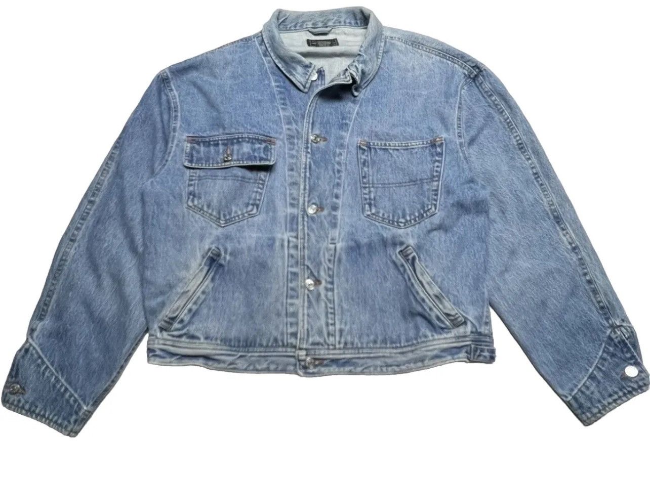 Ralph Lauren Vtg Ralph Lauren Polo Country Denim Jacket American Flag ...