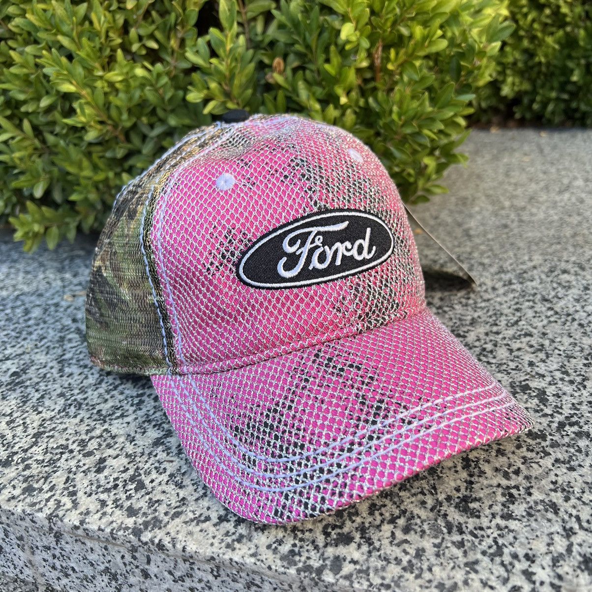 Ford Realtree NASCAR Ford Distressed Pink Camo Y2K Cap Hat | Grailed
