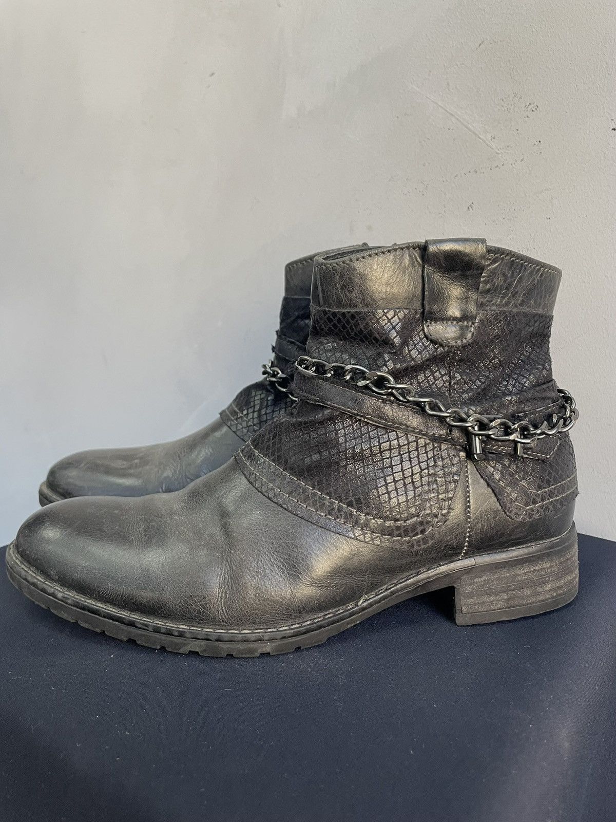 Guidi Gothic black leather boots guidi style avant garde hype | Grailed