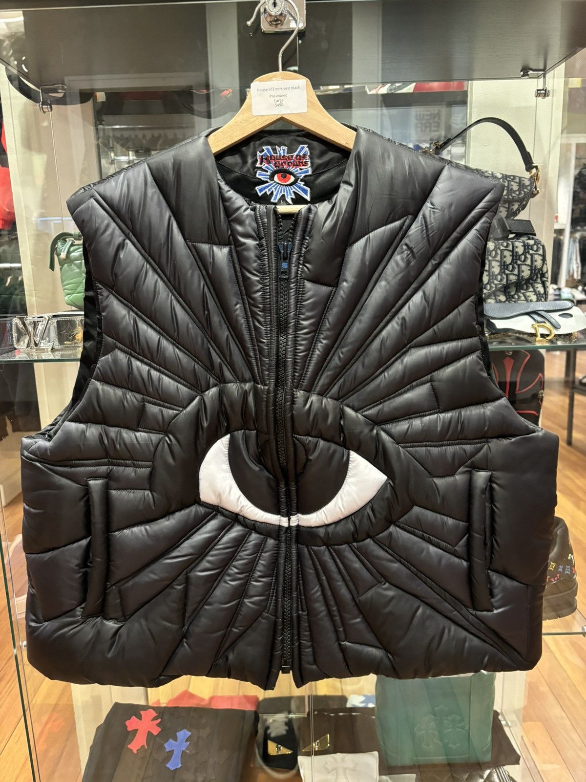 House of Errors House Of Errors Eye Vest Black | Grailed