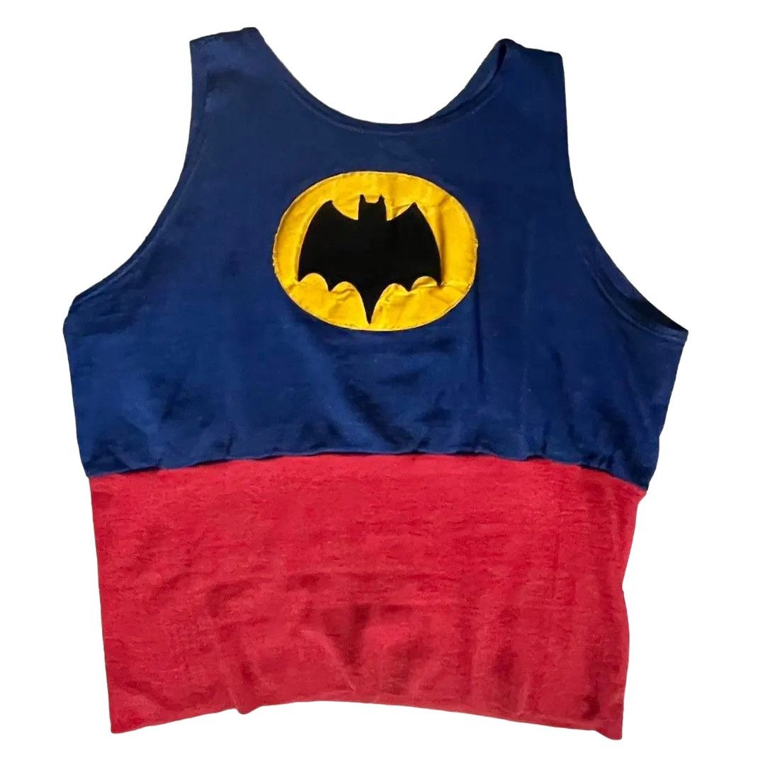 Vintage Batman Appliqué Vest Top Vintage 1960s Elaine Post New York ...