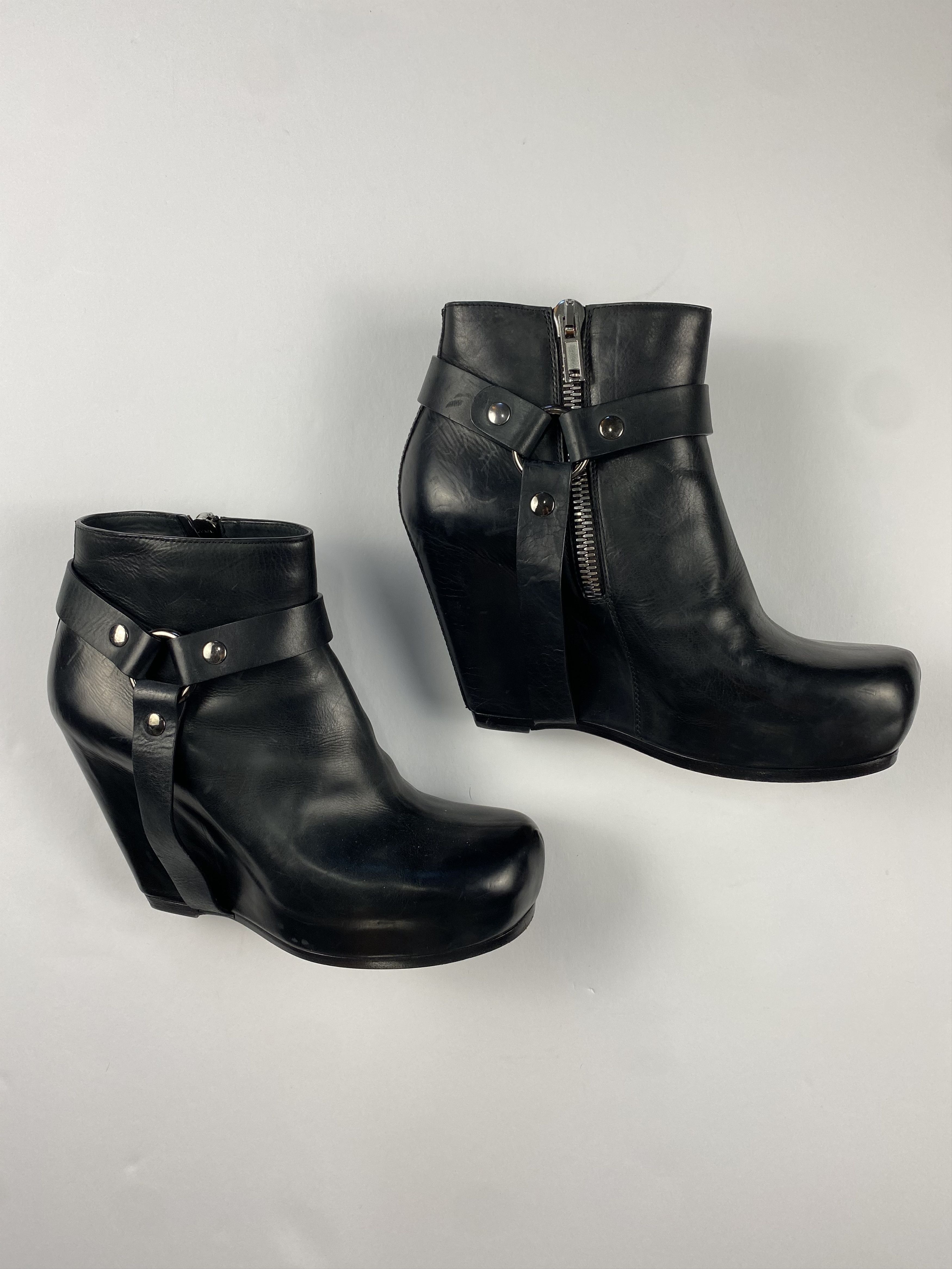 Rick Owens Rick Owens Harness Wedge Boot | Grailed