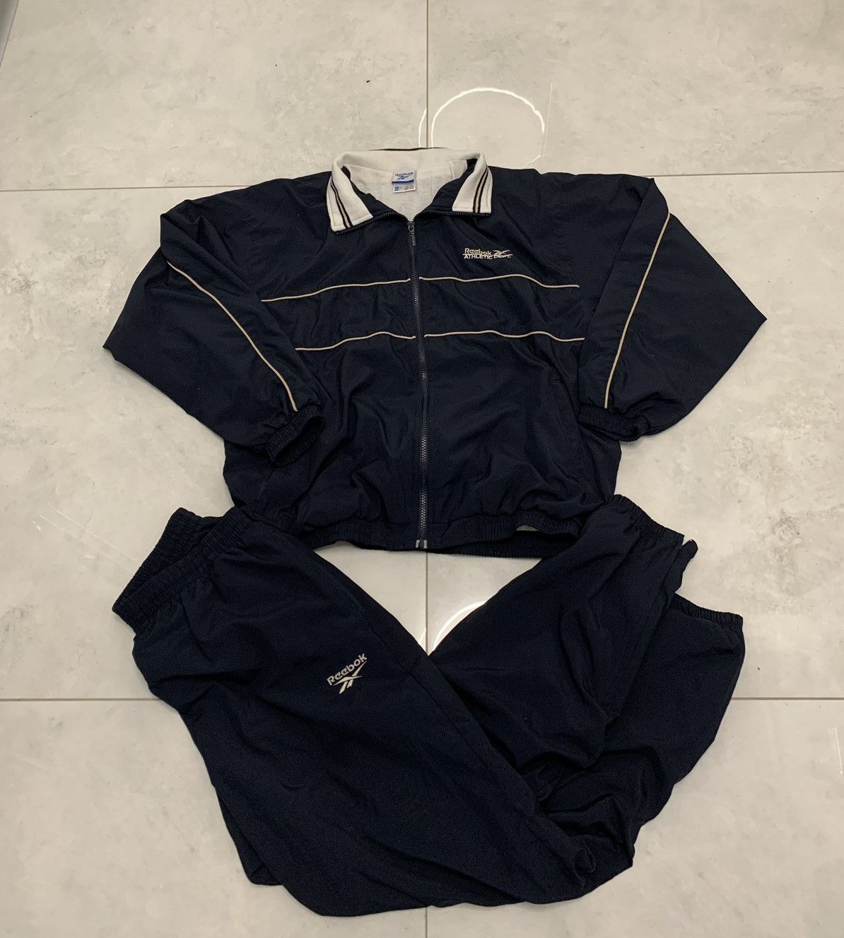 Reebok × Streetwear × Vintage Vintage Reebok Tracksuit Nylon Drill 90s ...