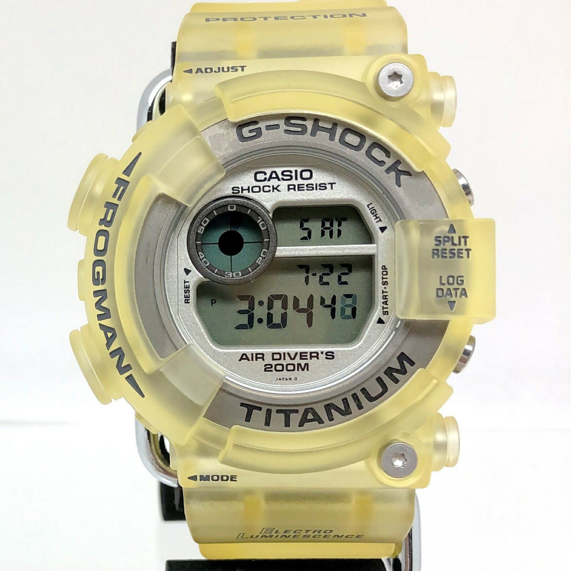 Casio CASIOG-SHOCK G-shock watch DW-8200WC frogman FROGMAN see-through ...