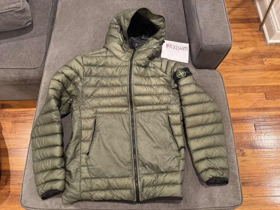 Stone Island Stone Island Bio-Based Ripstop Nylon Down Light Jacket ...