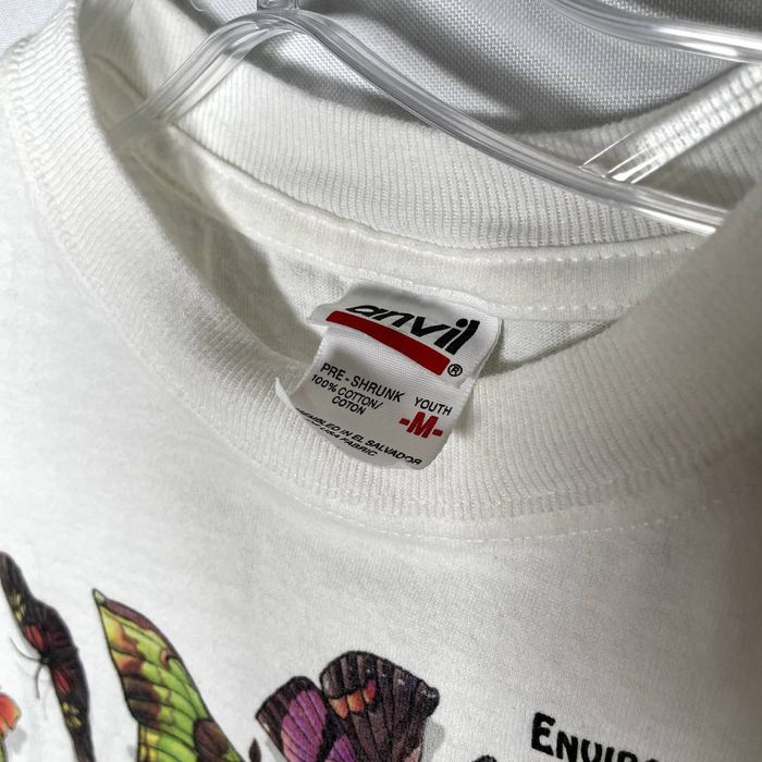 Anvil Vintage 2000 Anvil Tag Enviornmental Center Butterly Tee | Grailed