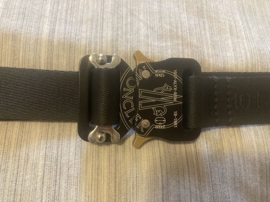 Moncler 1017 ALYX 9SM X Moncler Genius roller coaster buckle belt | Grailed