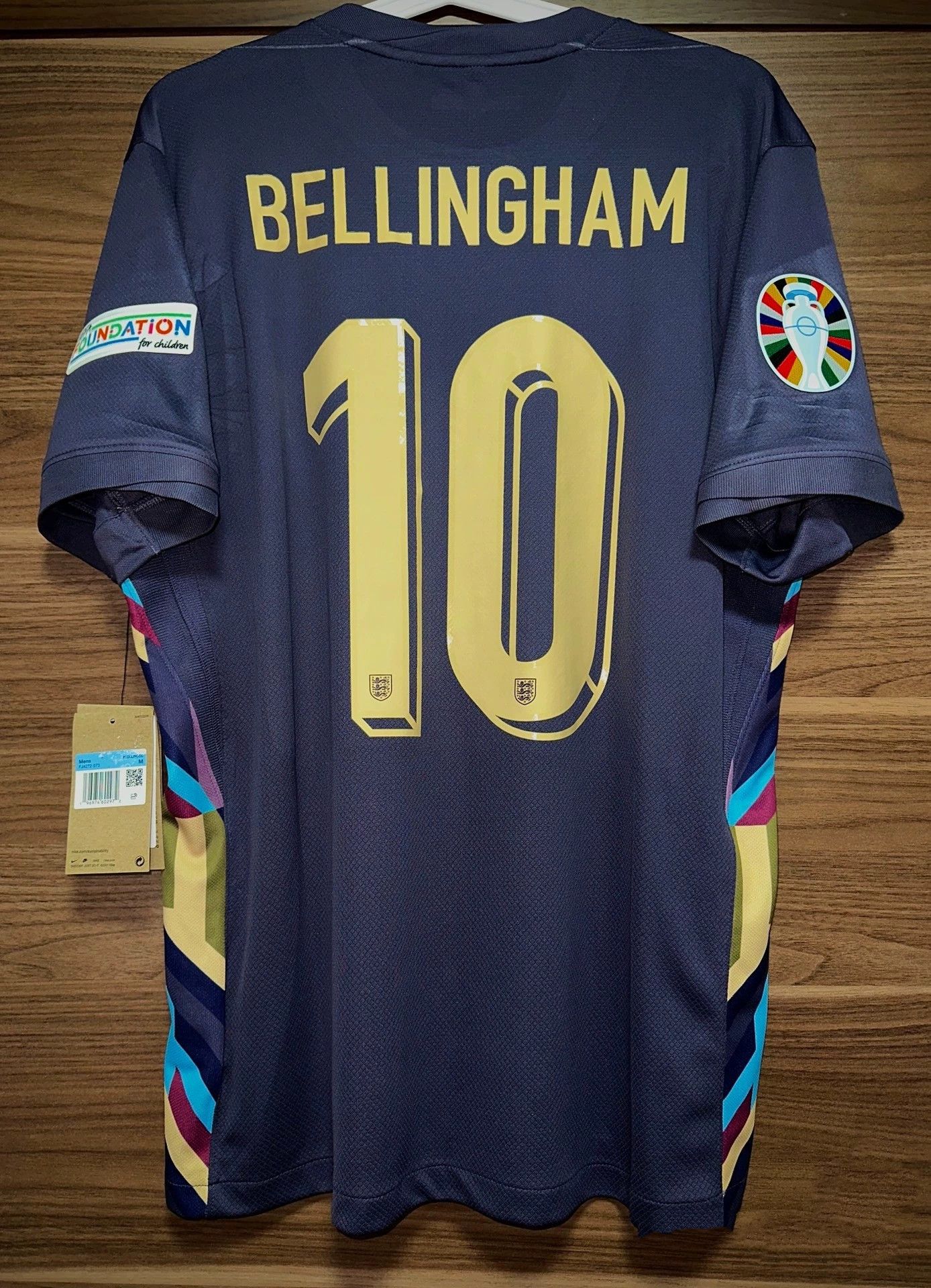 Fifa World Cup 2024 European cup England #10 Jude Bellingham Jersey ...