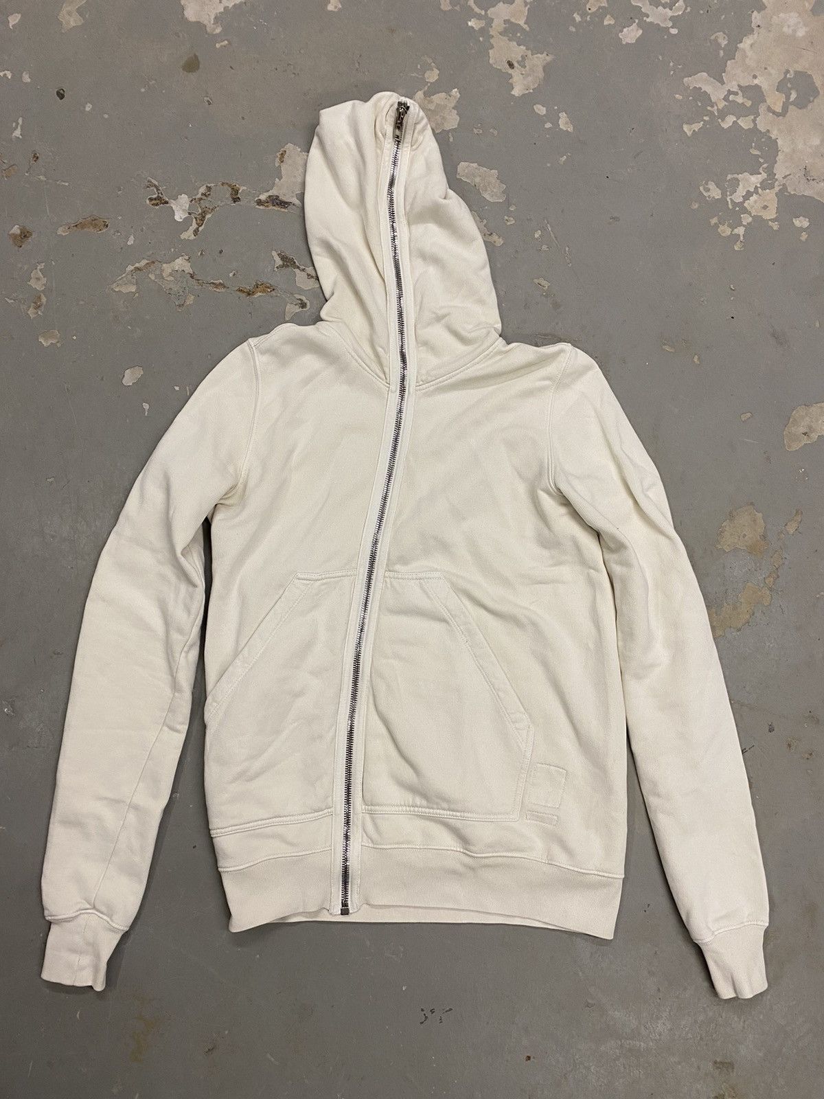 Rick Owens Drkshdw Rick Owens Creme Gimp Zip Hoodie | Grailed