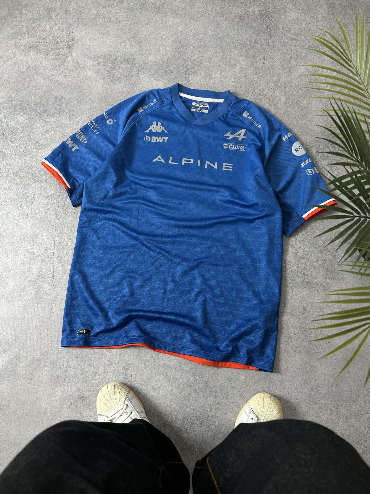 Formula 1 Kappa Formula 1 Alpine big logo jersey blue mens | Grailed