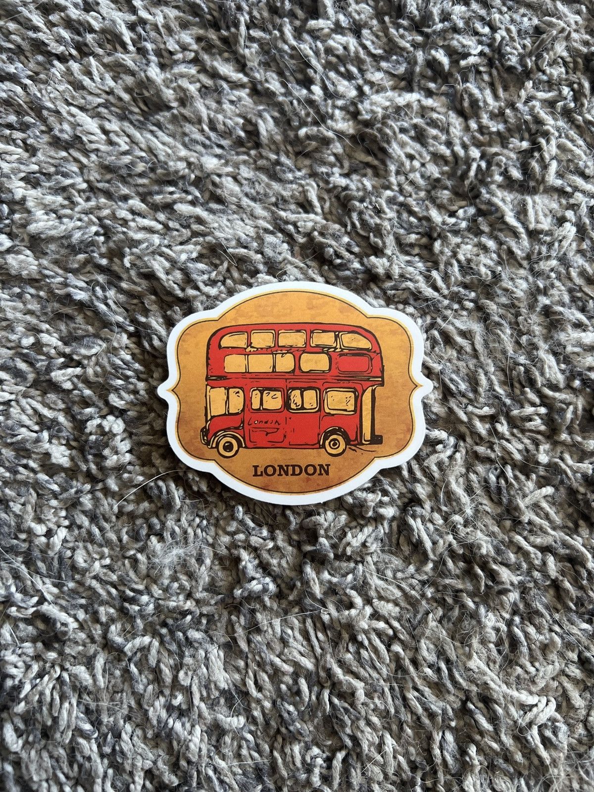 Hypebeast × Vintage London Double Decker Bus Sticker | Grailed