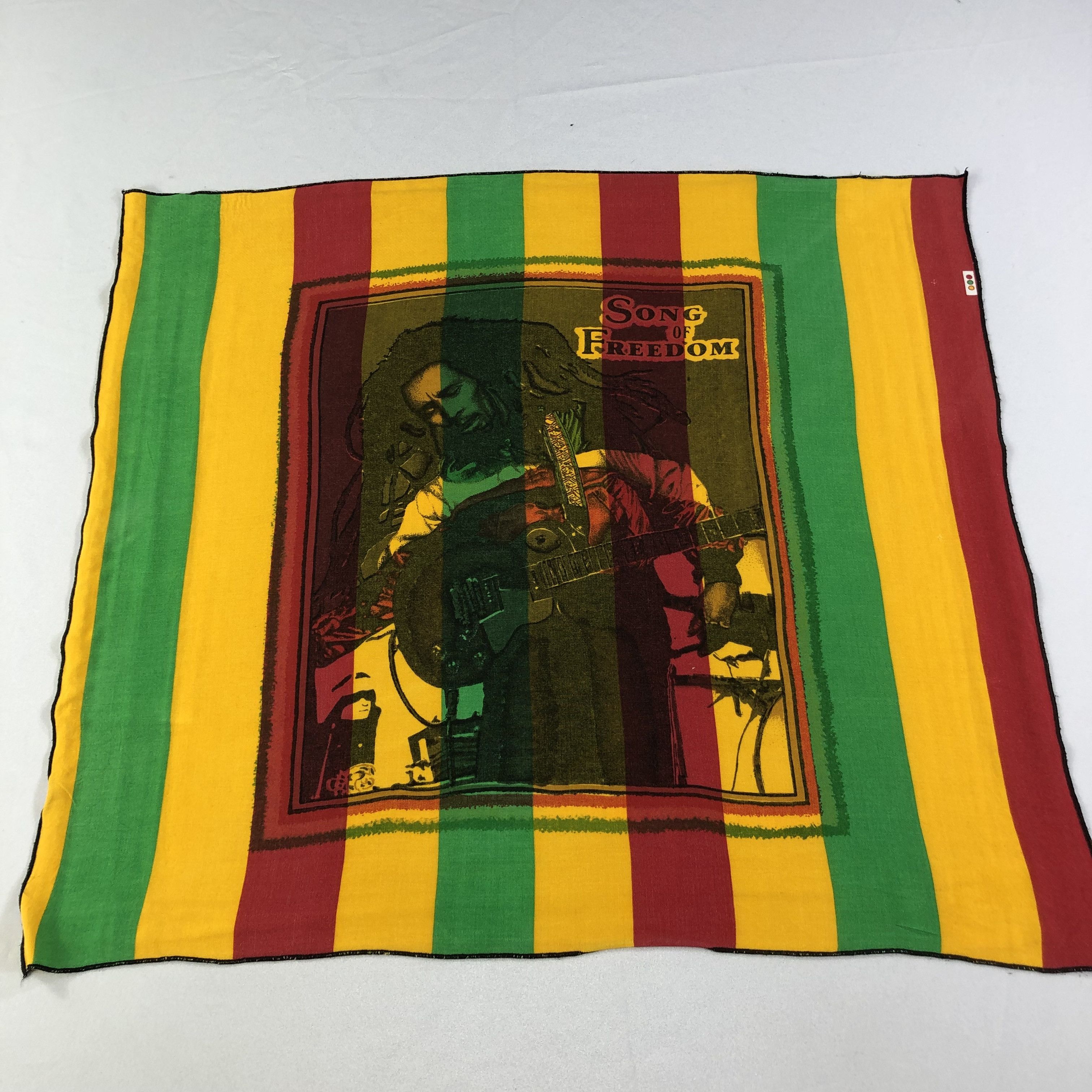 Vintage Bob Marley Rasta Handkerchief Neckerchief Bandana H1475 | Grailed