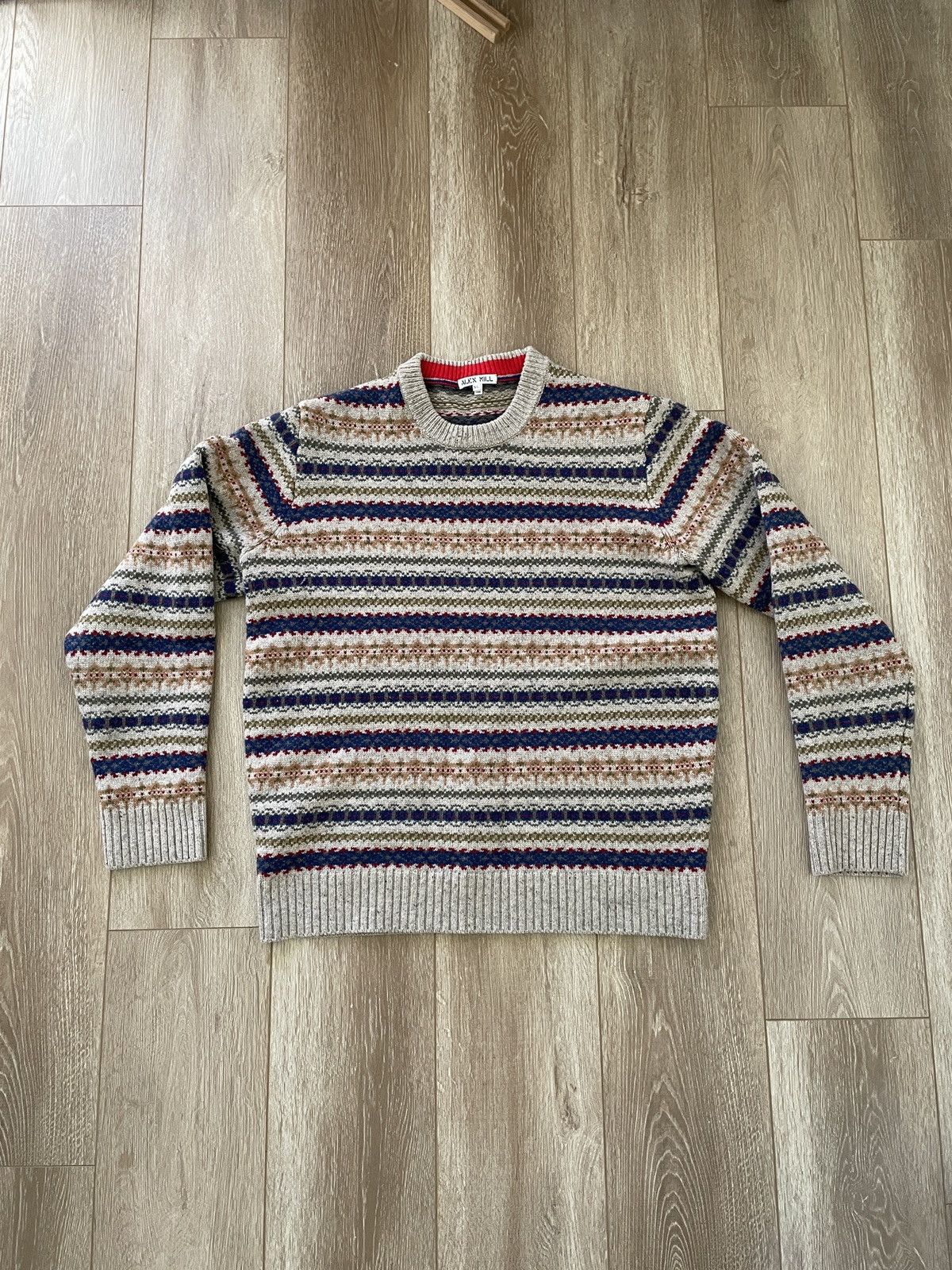 Alex Mill Merino Wool Fair Isle Crewneck | Grailed