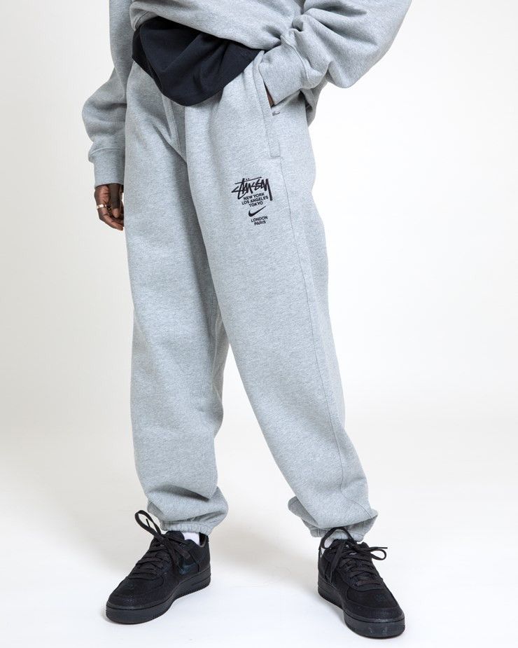 Nike × Stussy Nike x Stussy “International” Sweatpants Gray in Medium ...