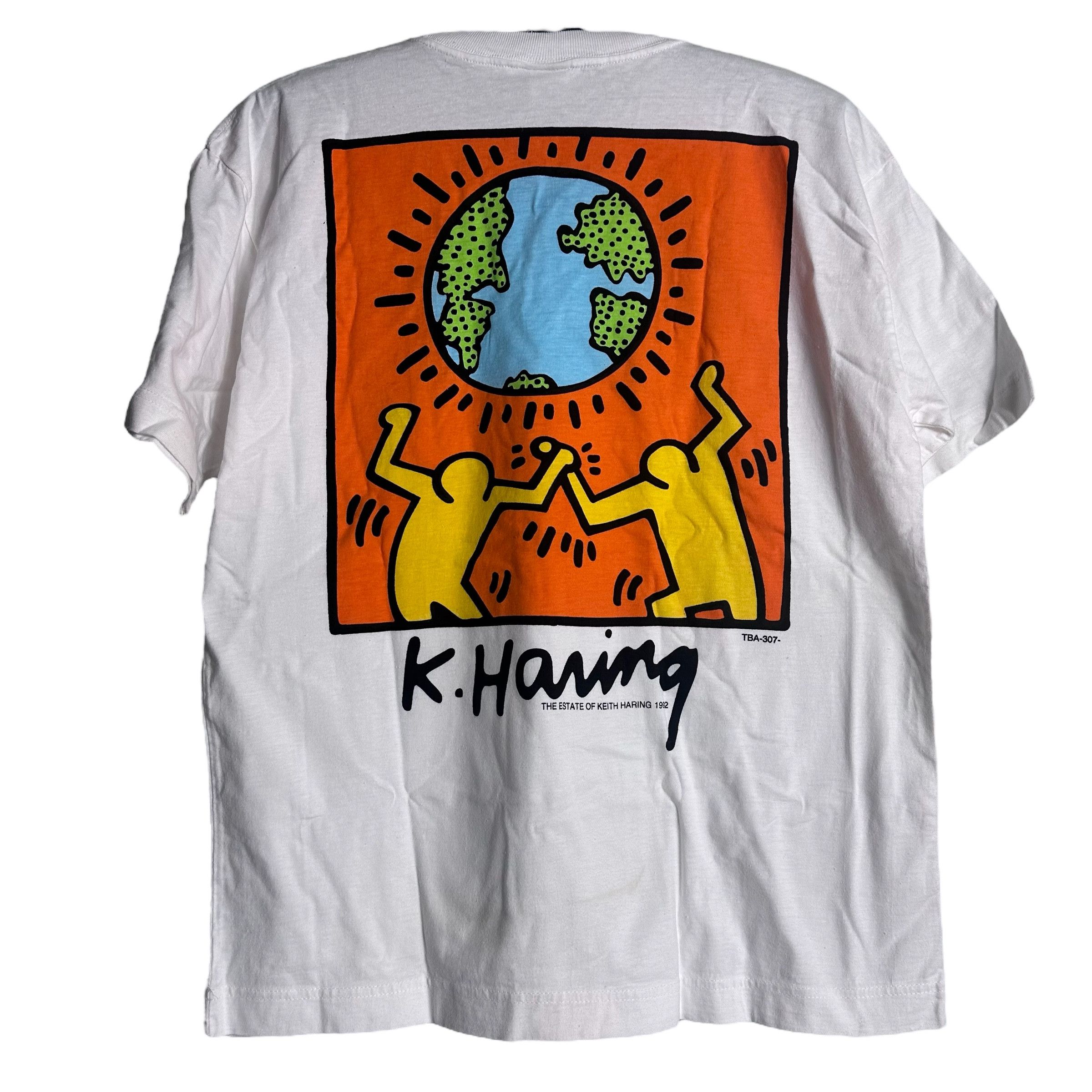 Art × Keith Haring × Xoxo 🔥RARE🔥Vintage 90s Keith Haring Bootleg Shirt ...