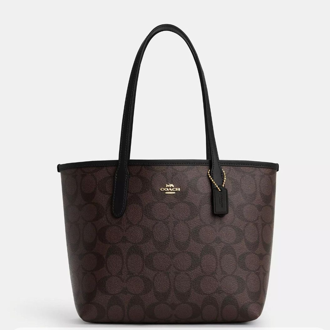 Coach Coach Mini City Tote In Signature Canvas | Grailed