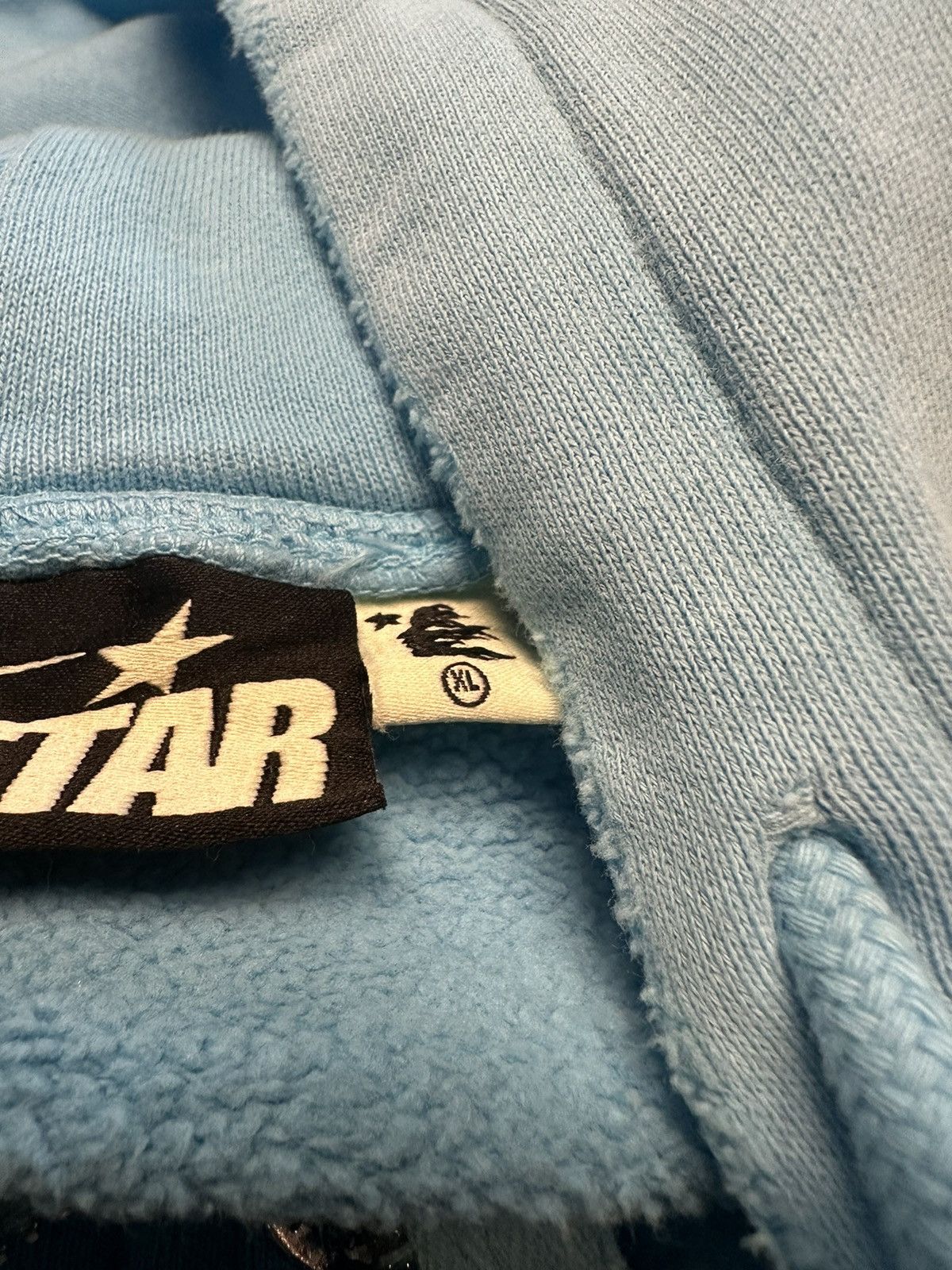 HELLSTAR Hellstar Studios Zip up Hoodie light blue | Grailed