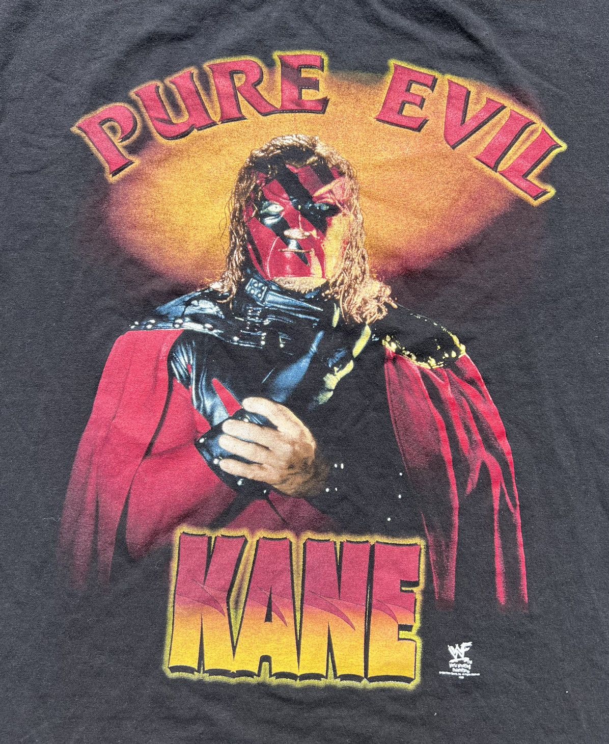 Vintage × Wwe × Wwf 1998 WWF Pure Evil Kane Wrestling T Shirt | Grailed