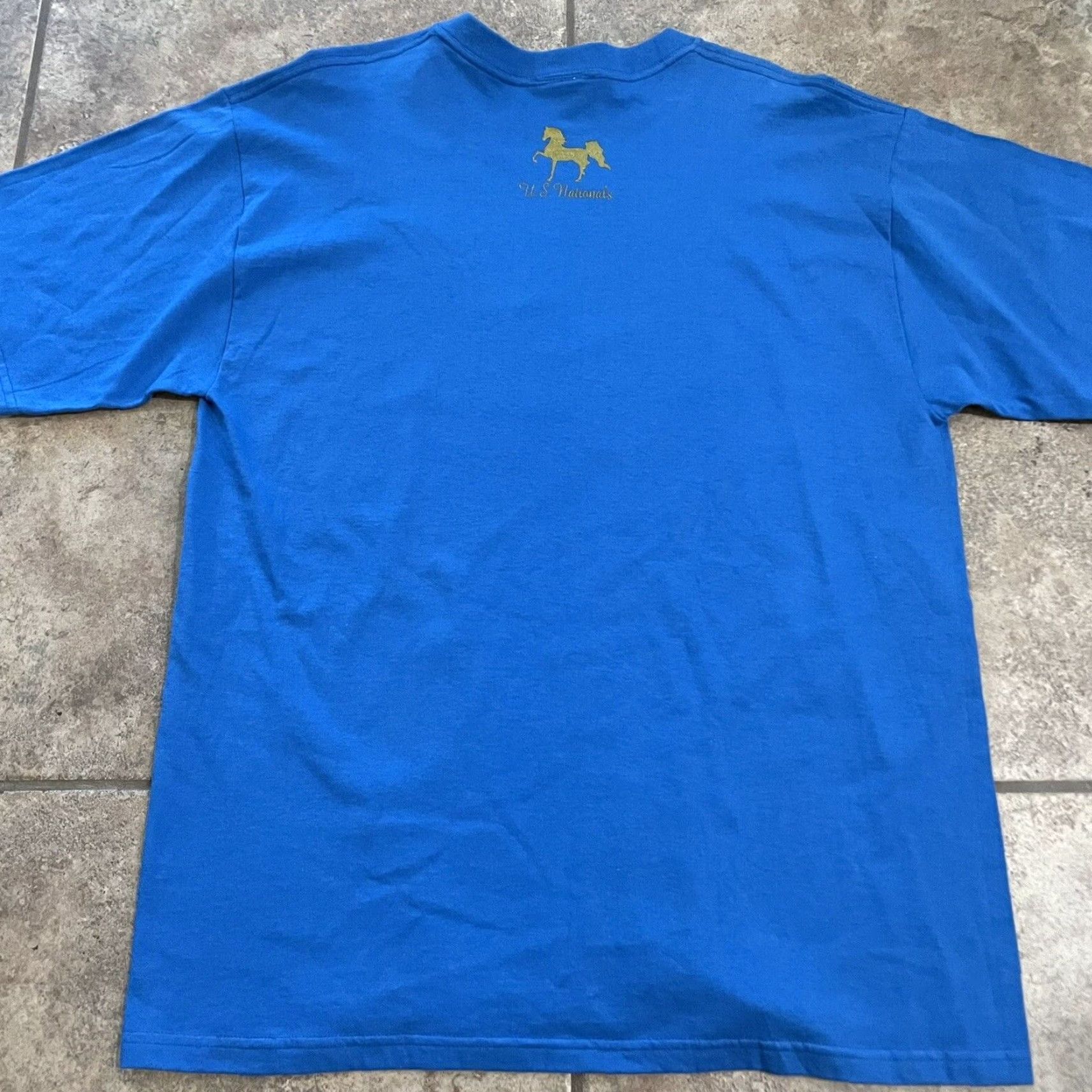 Vintage Zia Graphics Horse Racing 2005 Championship 100% Cotton Blue ...