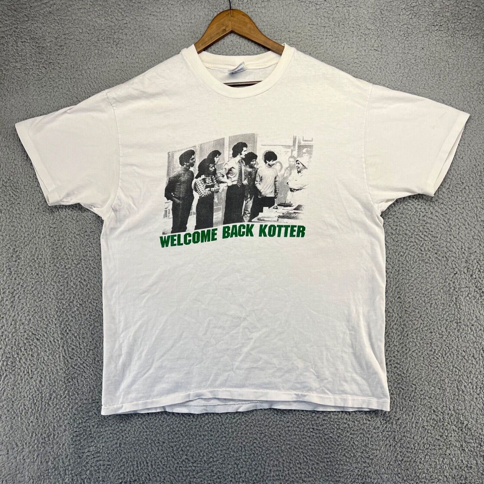 Hanes Vintage Welcome Back Potter Shirt Men's Extra Large White Single ...