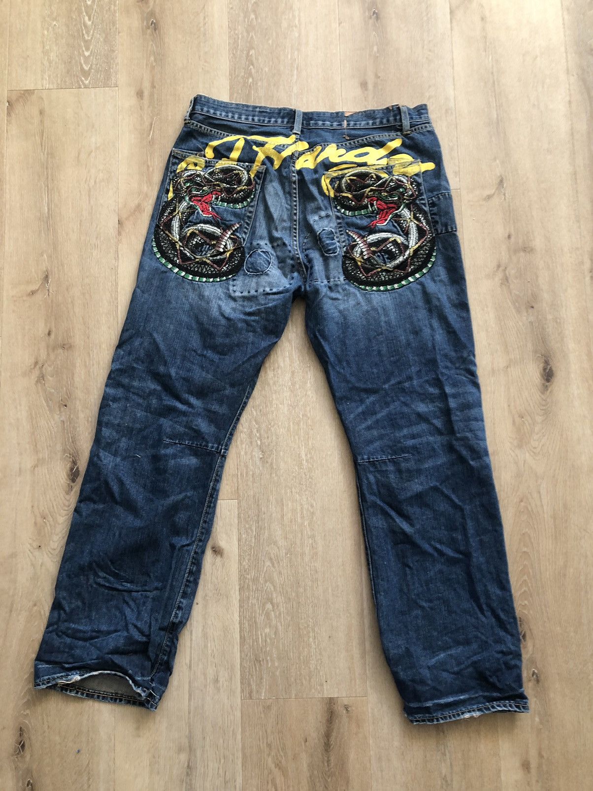 Ed Hardy × Streetwear Ed Hardy Pants | Grailed