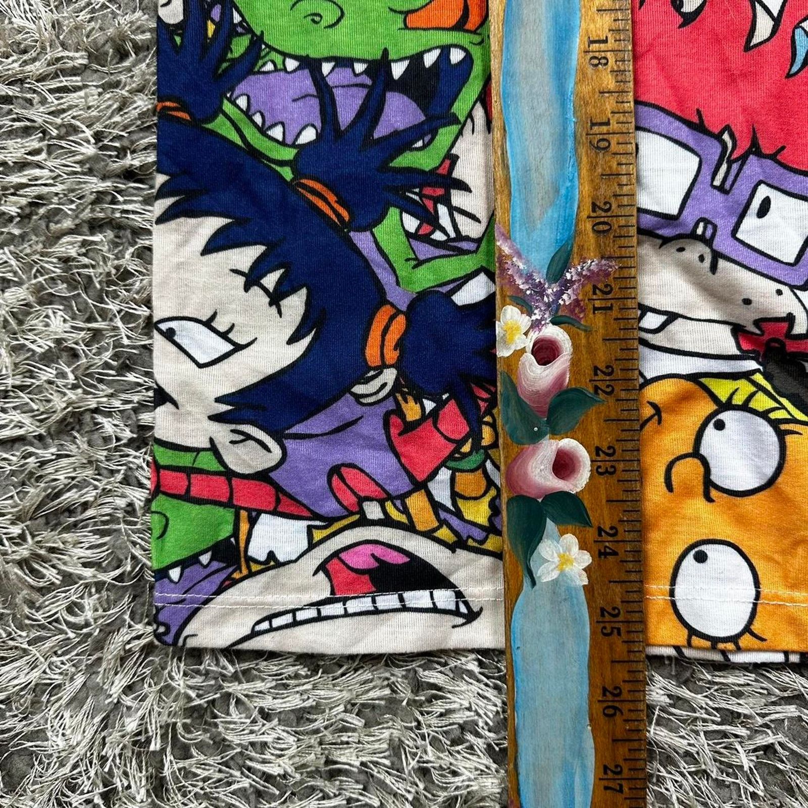 Modern Day Rugrats Nickelodeon all over print graphic short sleeve ...