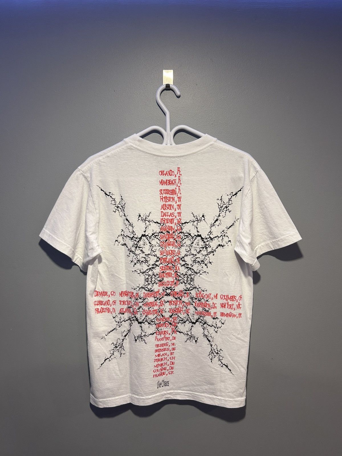 Ken Carson Ken Carson "A Great Chaos" tour merch 2024 white t shirt | Grailed