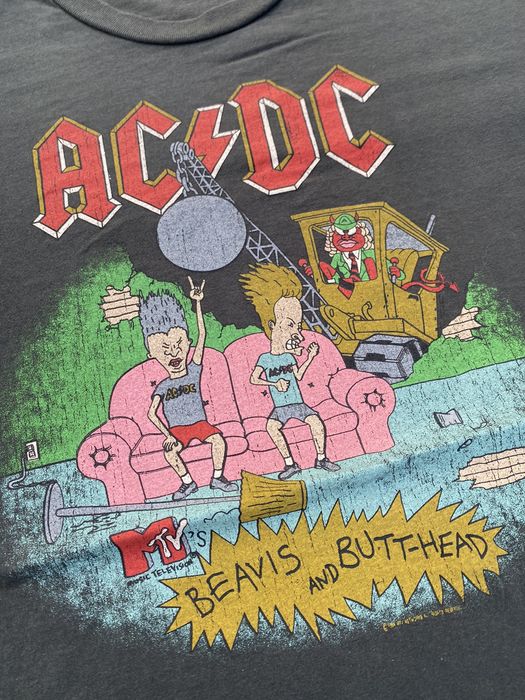 Vintage Rare 1996 Acdc Beavis and Butthead | Grailed