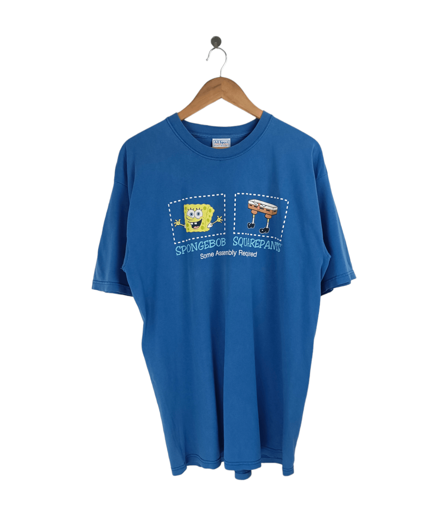 Vintage VINTAGE LATE 90'S SPONGEBOB SQUAREPANTS FADED TEE | Grailed