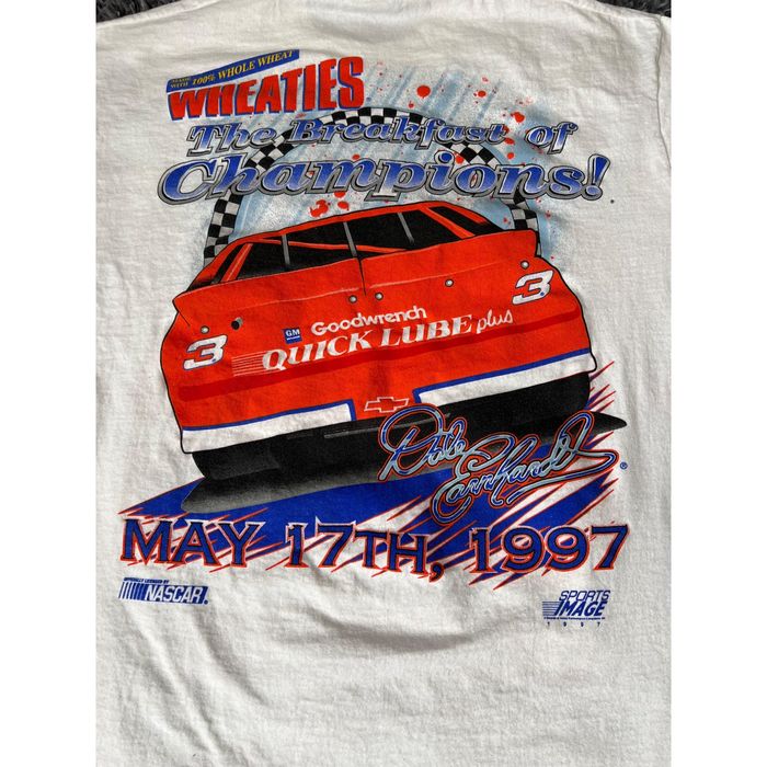 Fruit Of The Loom Vintage Dale Earnhardt Wheaties 1997 The Winston ...