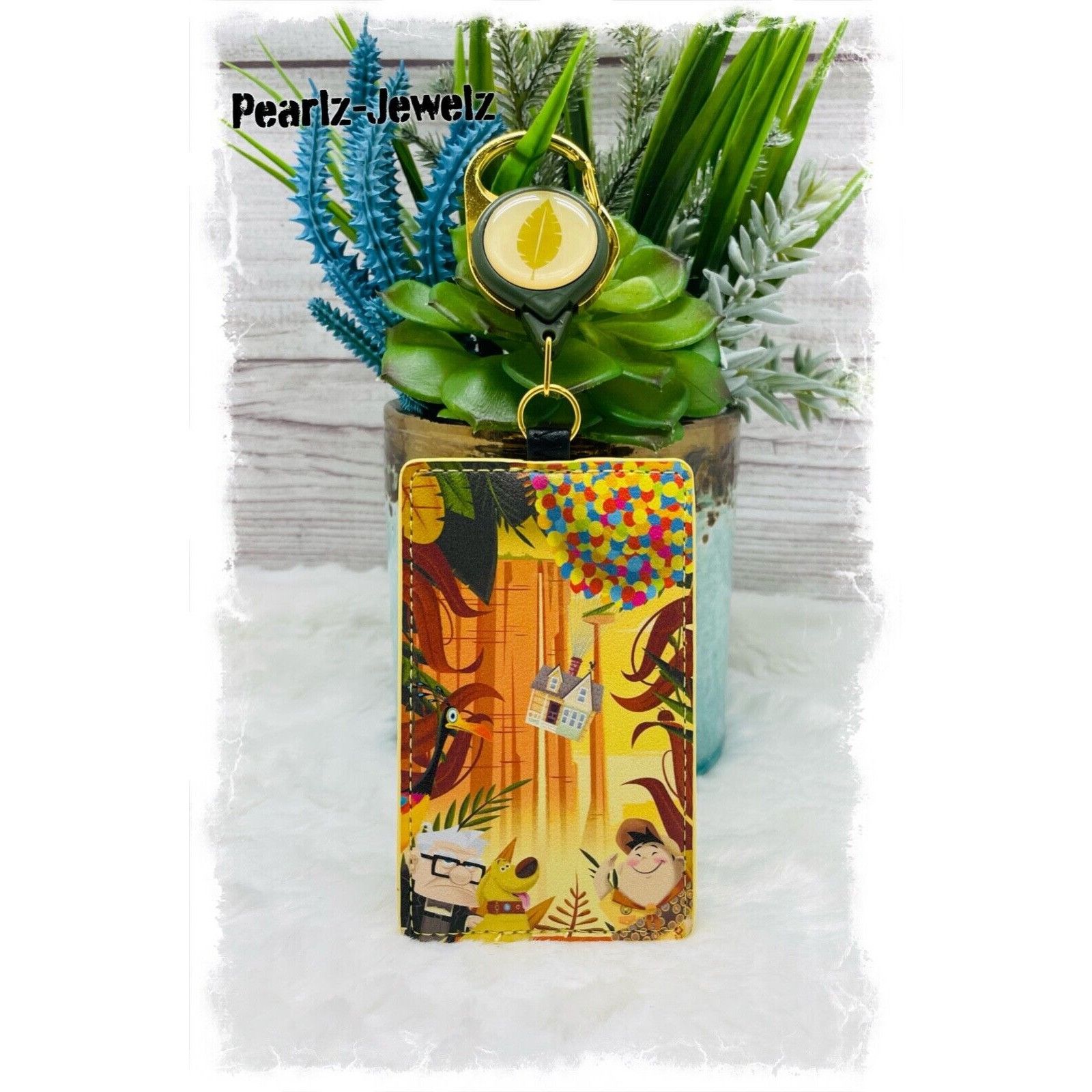 Disney Disney Pixar Up Paradise Falls Retractable Lanyard Keychain ...
