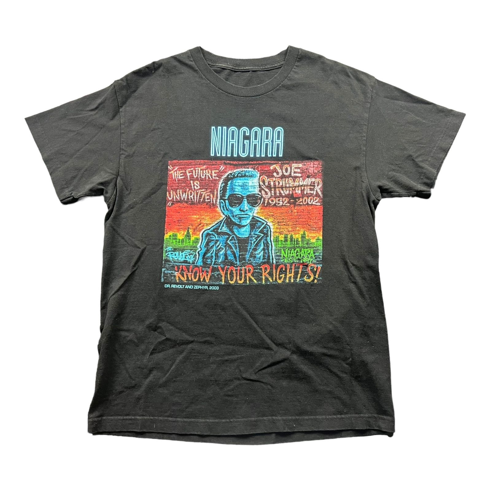 Vintage Niagara NYC Joe Strummer "Know Your Rights" T-Shirt | Grailed