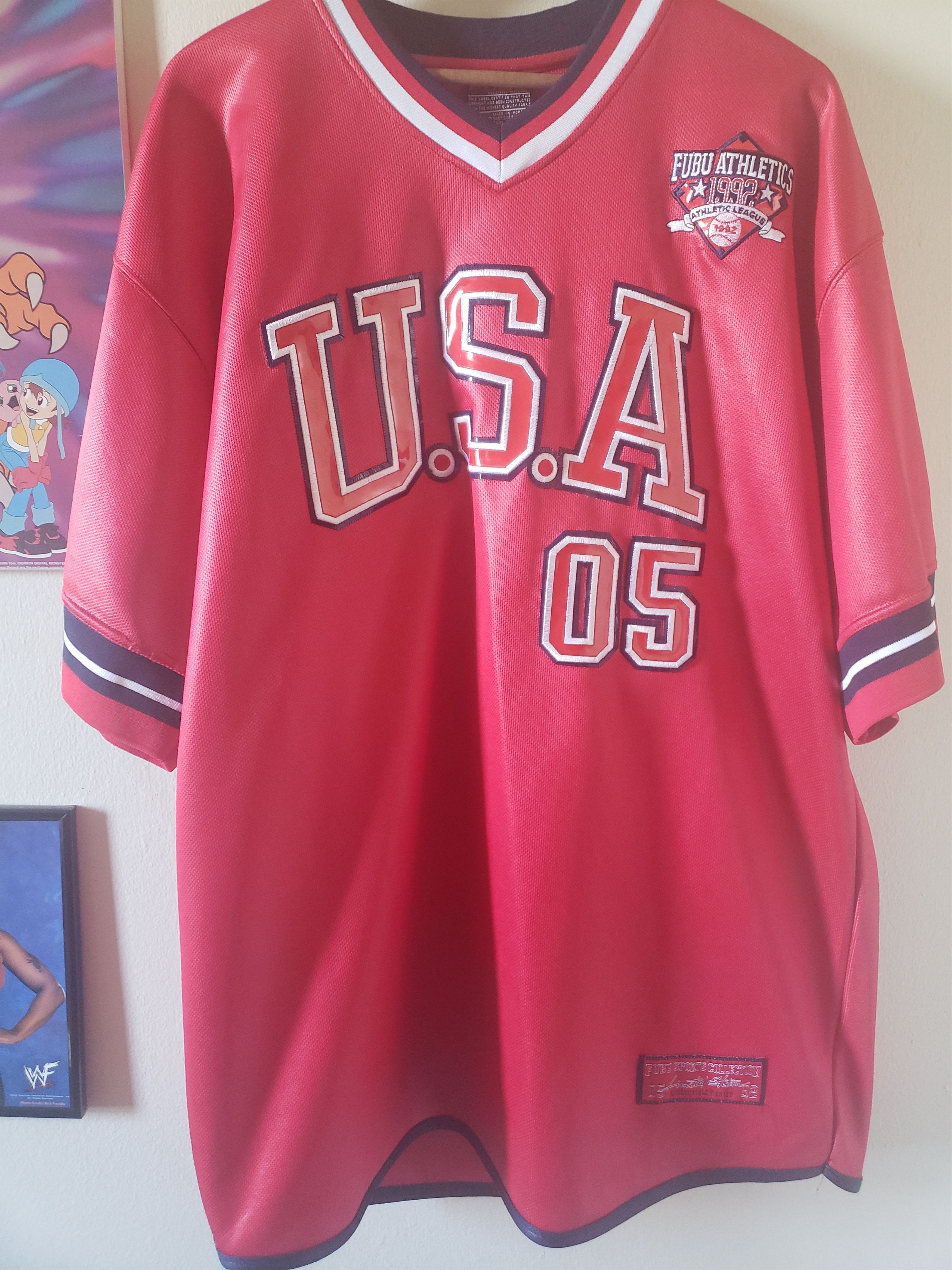 Vintage Vintage Fubu Limited Edition USA Jersey | Grailed