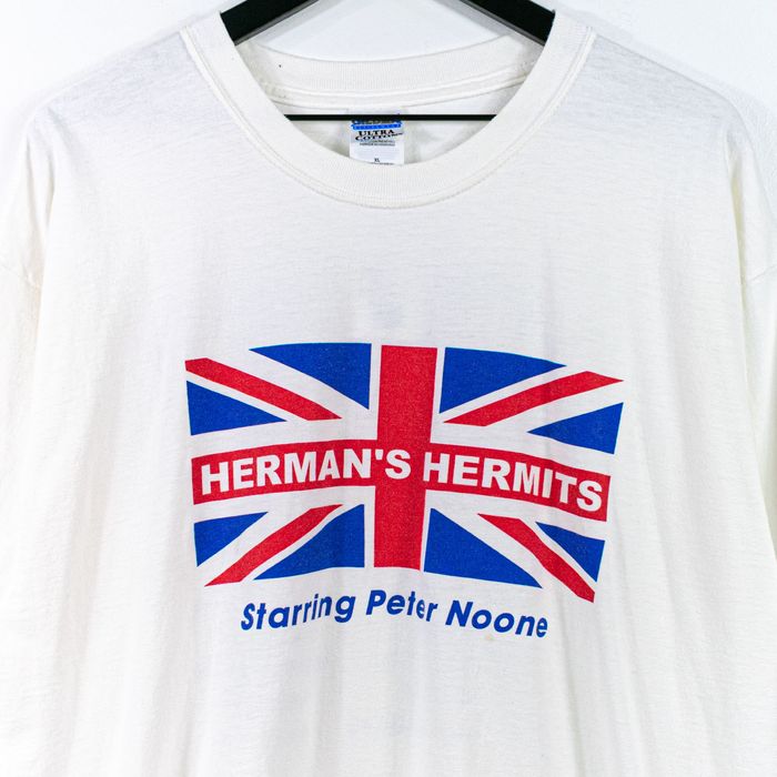 Vintage Herman's Hermits Starring Peter Noone World Tour T-Shirt Y2K ...