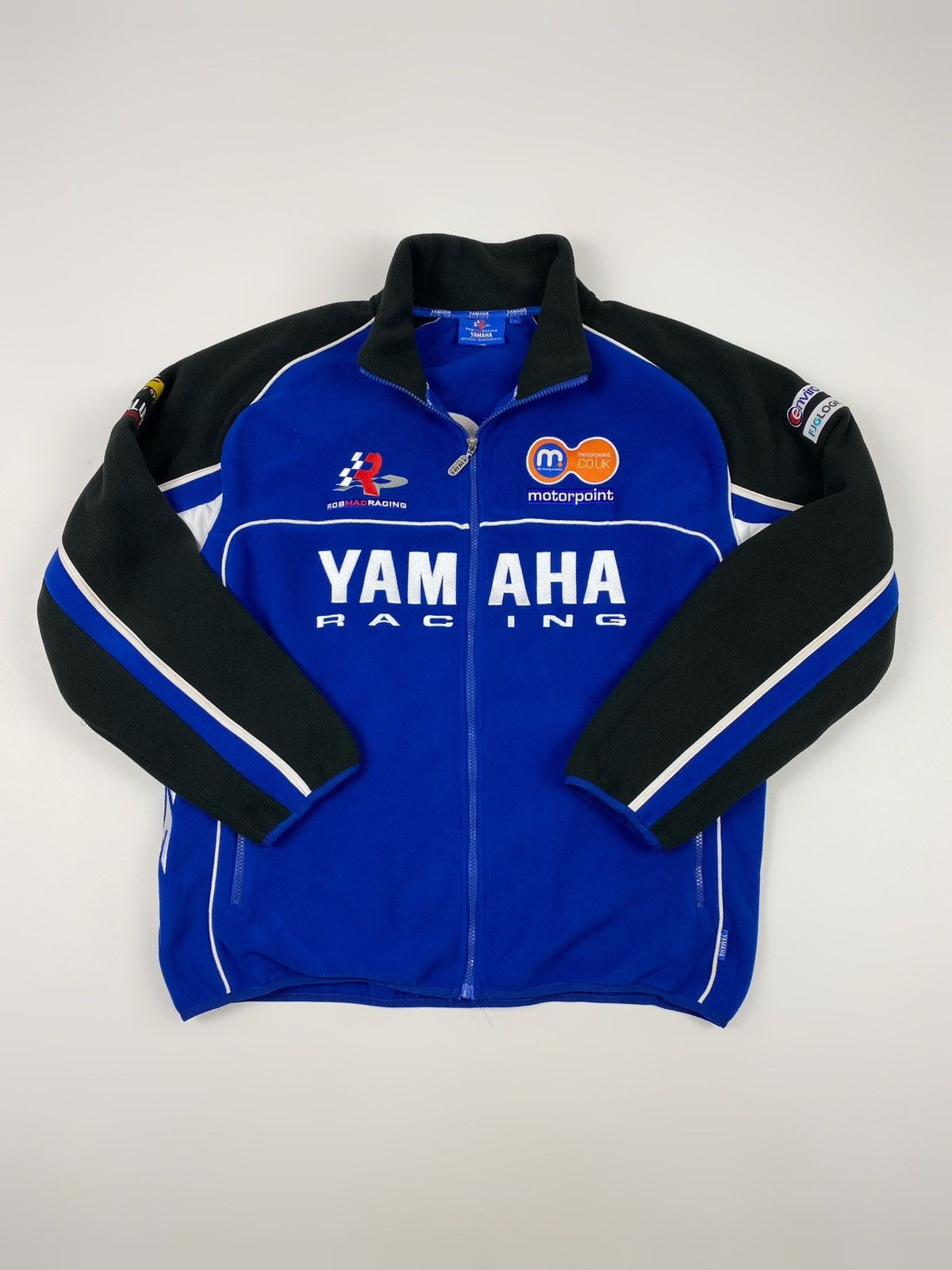 Racing × Vintage × Yamaha 2000’s Yamaha Rob Mac Racing Moto Team Fleece ...