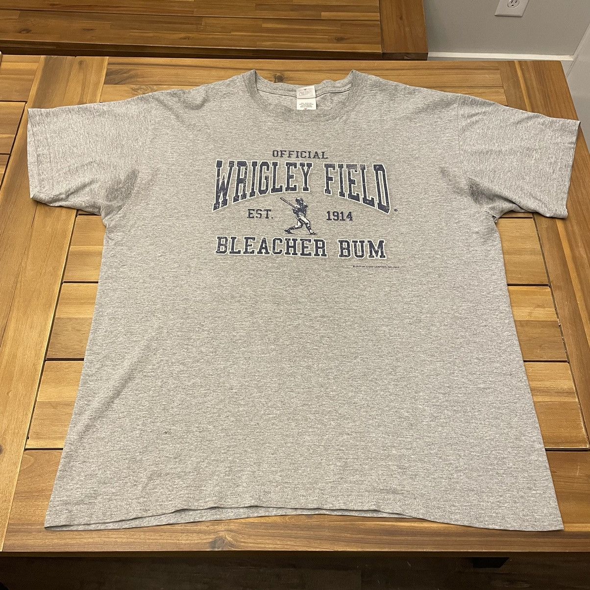 Vintage Vintage Wrigley Field Chicago Cubs Baseball Stadium T Shirt ...