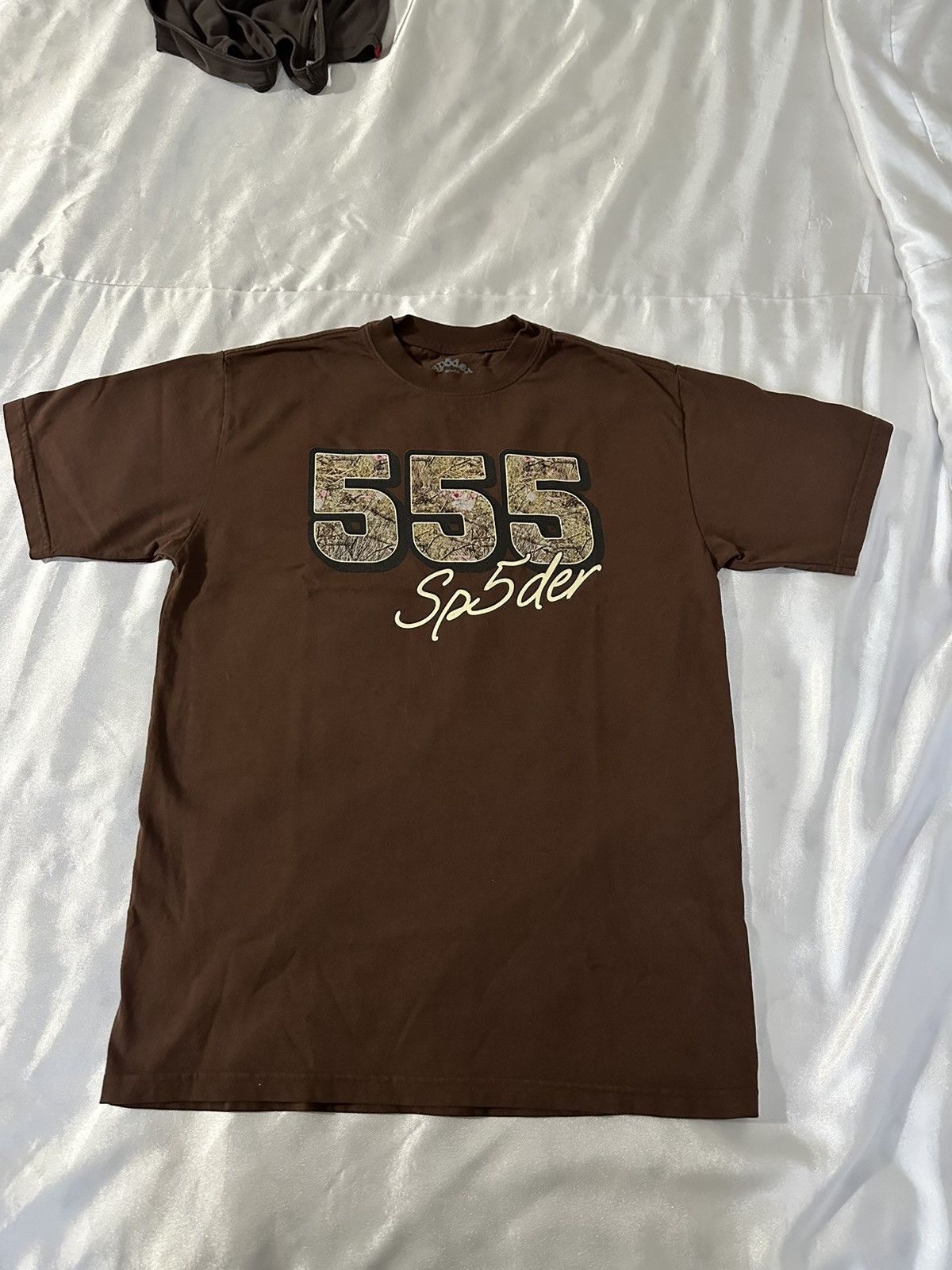 Spider Worldwide Sp5der Brown 555 T-shirt Size Small *NYC POP-UP ...