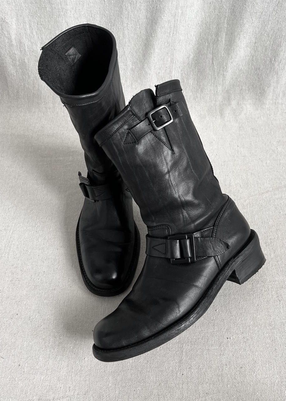 Isamu Katayama Backlash Garment-Dyed Mono Japanese Leather Shoulder ...