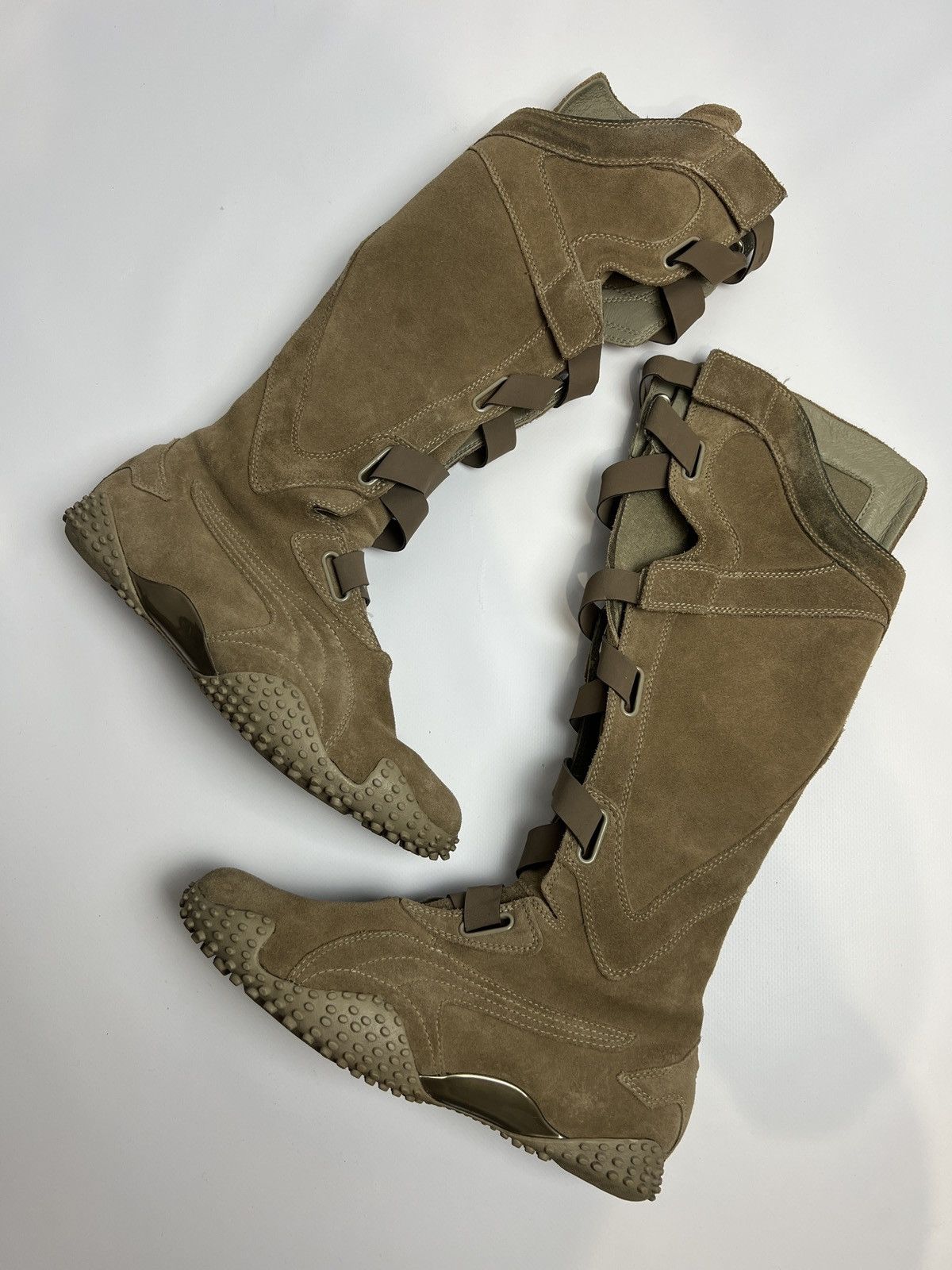 Puma Puma Mostro Alto Boots Wn’s – Khaki / Brown Suede vintage | Grailed