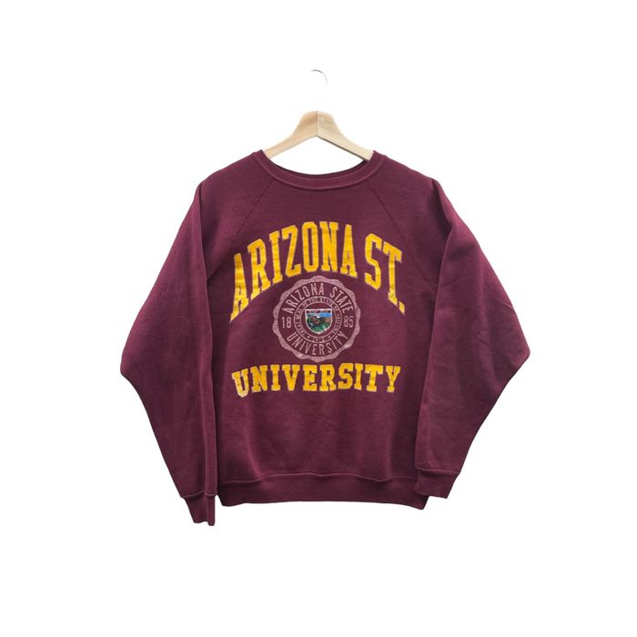 Vintage VTG 1990's Arizona State University College Crest Crewneck ...