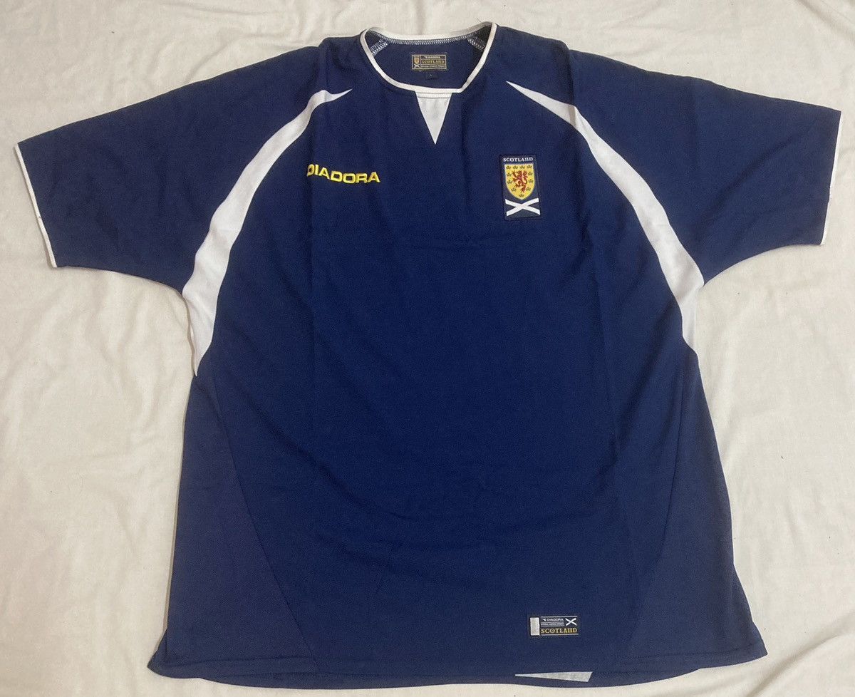 Diadora Vintage Y2K Scottish national team jersey | Grailed